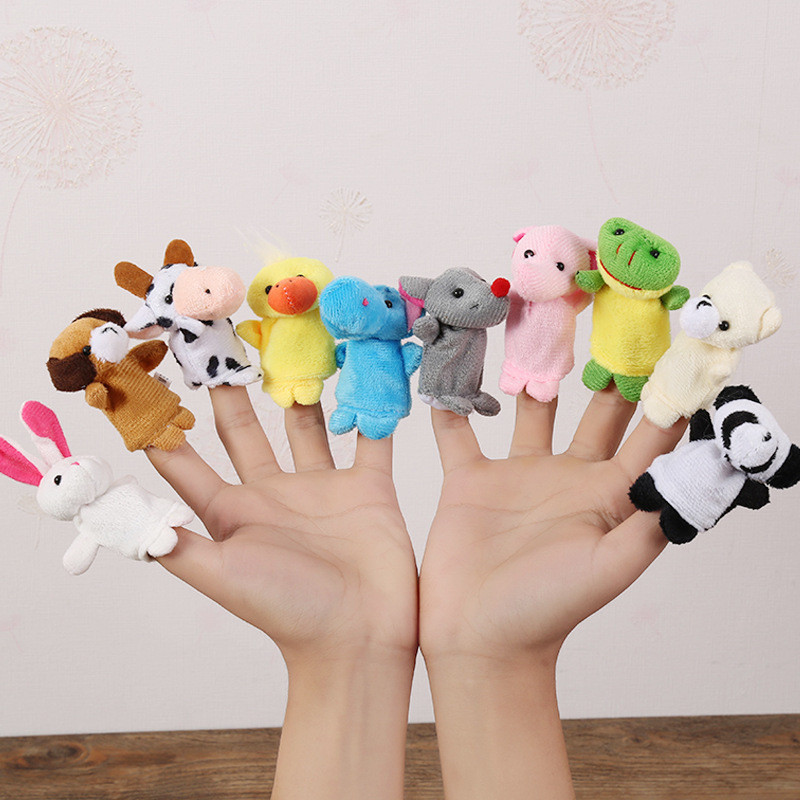 Cartoon Cartoon Hand Puppet Doll Finger Puppet Baby Child Baby ...
