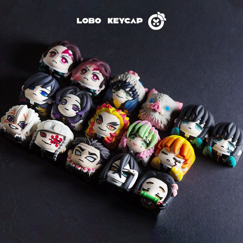 Top12-Demon Slayer Keycap Kamado Tanjirou Personalized Keycap q Version ...