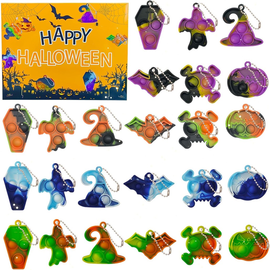 Halloween Pop Its Bulk,Halloween Party Favors Goodie Bag Stuffers for ...