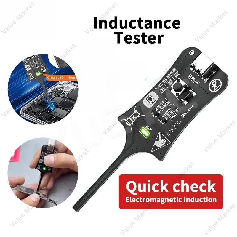 Motherboard Coil Tester Inductor Detector Tool for PC and Phone Repair ...