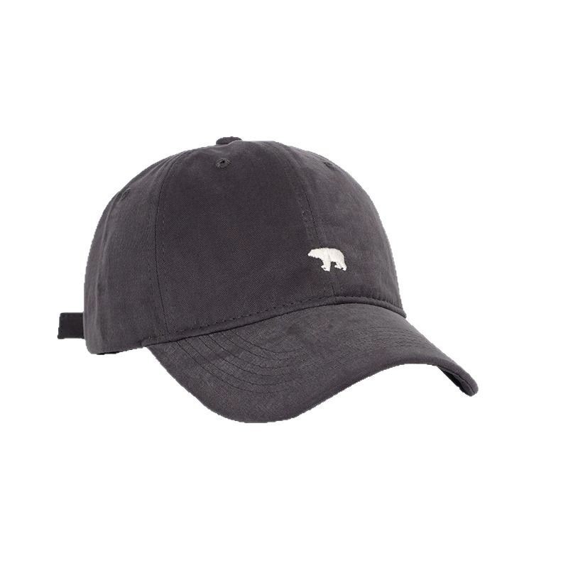 Khaki Baseball Cap Wide Brim Showing Face Little Female Polar Bear Men ...