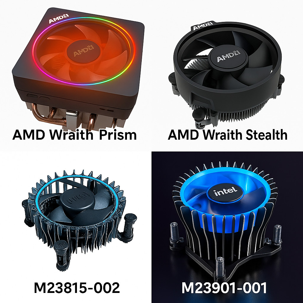 AMD & Intel CPU Cooler Heatsink Fan | Wraith Prism Stealth | Laminar ...