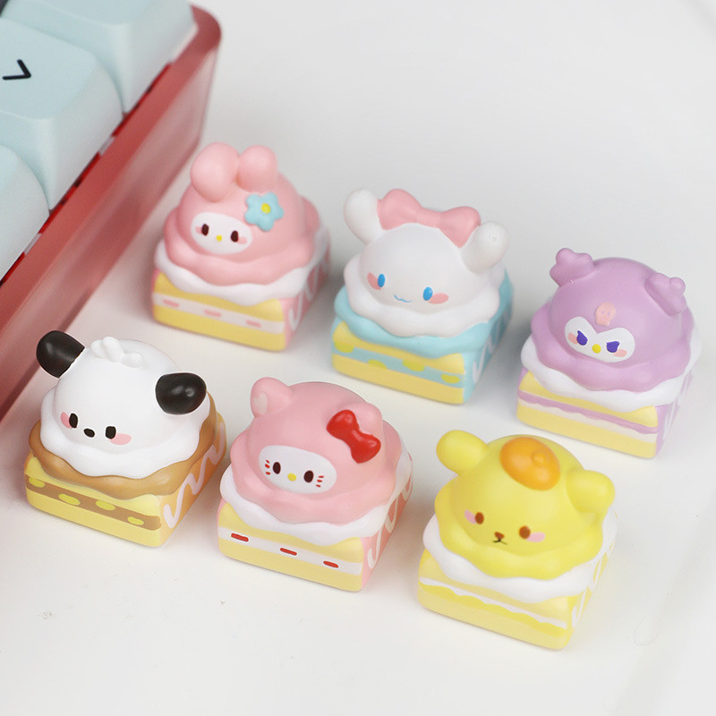 Sanrio Keycaps MX Switch Cute 3D Mechanical Resin Keycaps ESC DIY ...