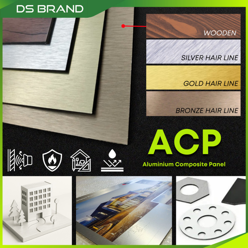 Panel Komposit Aluminium / ACP / Aluminium Compasite Panel / Gold ...
