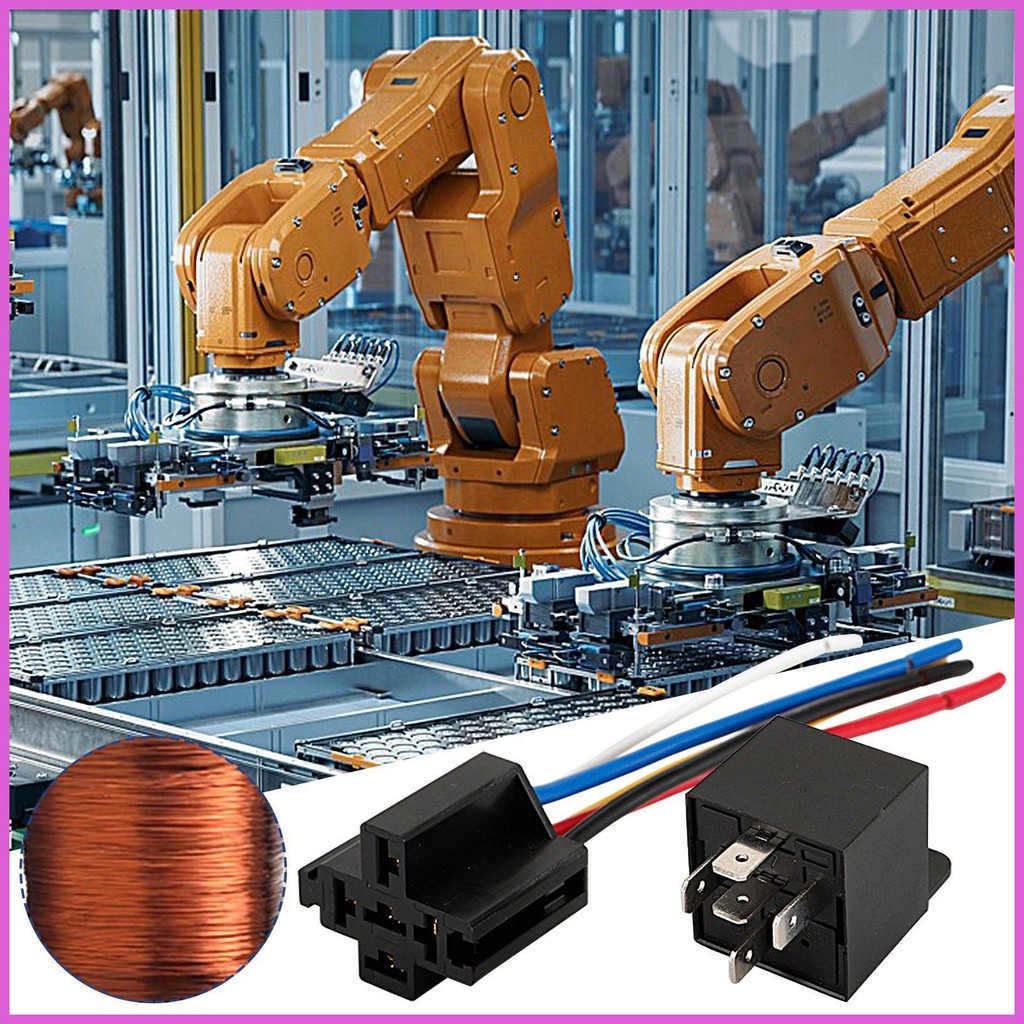 Automotive Relay Conversion Start Dc Relay Car Relay 5-Pin Relay Kit 40 ...