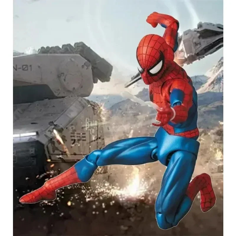 Hot Toys Marvel Spider Man Mafex 075 the Amazing SpiderMan 16cm Comic ...