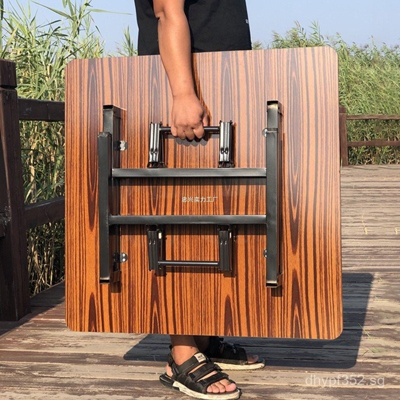 Square Small Dining Table x Foldable Simple Table for Rental House Use ...