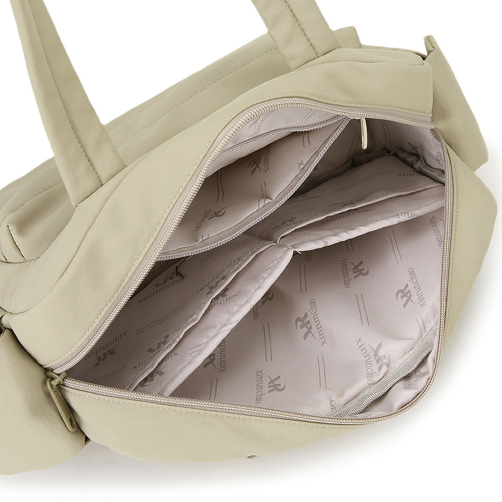 Women's Stylish Nylon Handbag - Large Capacity with Multi-Pockets ...