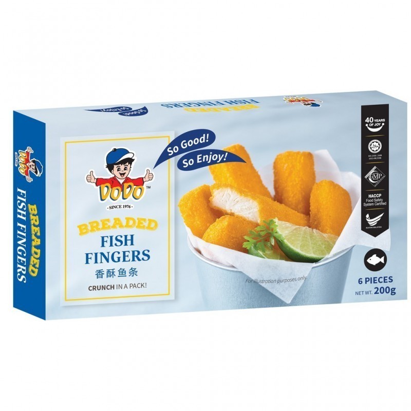 Dodo, Breaded Fish Fingers, 200 g | Shopee Singapore