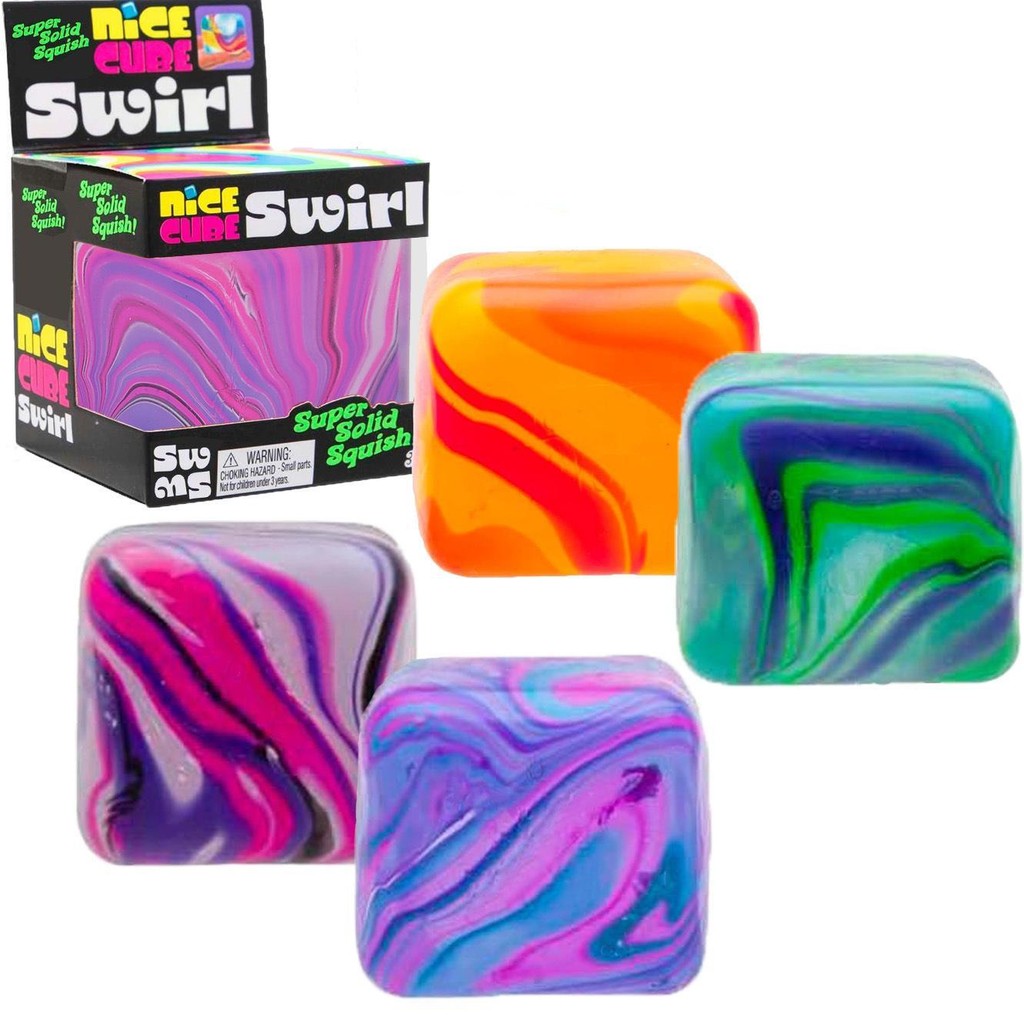 NeeDoh Nice Cube Sensory Squeeze Toy Mini Candy Color Maltose Pinching ...