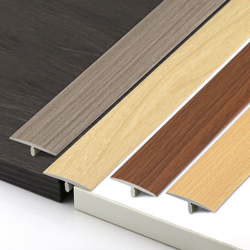 135CM Self-adhesive PVC floorboard edge trim, T-shaped door corner trim ...