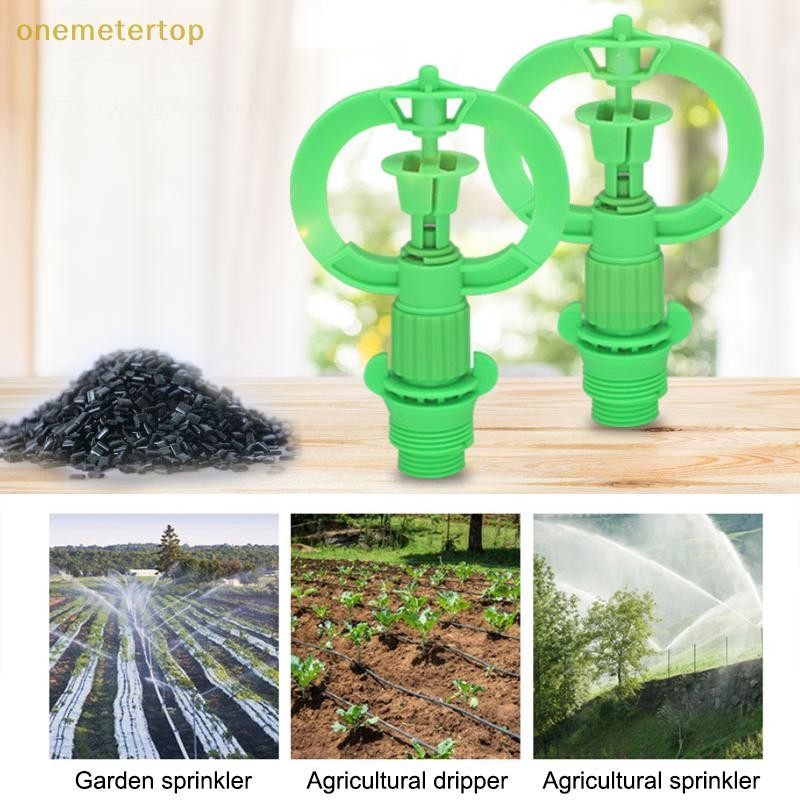 Onemetertop 360° Adjustable Flow Rotary Refraction Sprinkler 1/2"3/4 ...