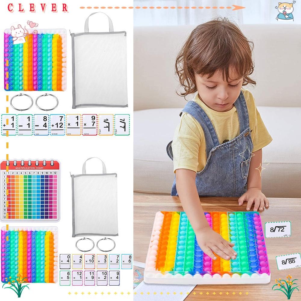 CLEVERHD Times Tables Flash Cards, Times Table Chart with Multi-Math ...