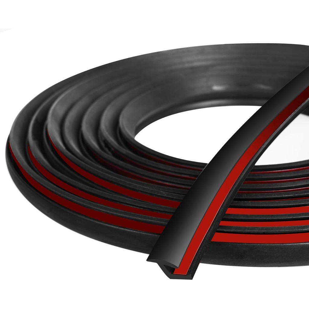 MYFAMIREA Fender Flare Edge Trims, 60Ft EPDM Fender Flares Rubber Seal ...