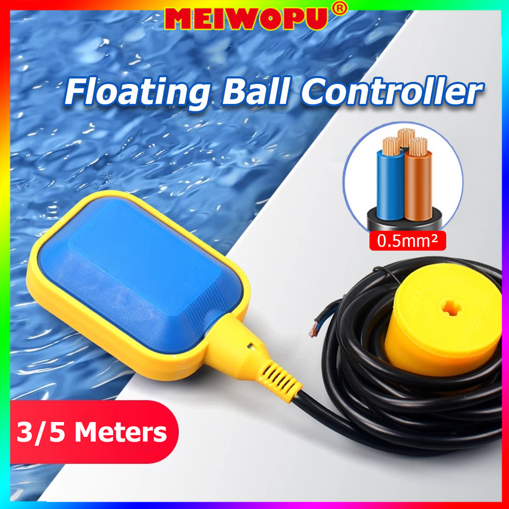 Liquid Level Float Ball Switch Fully Automatic Water Level Controller Float Ball Valve Sensor ...