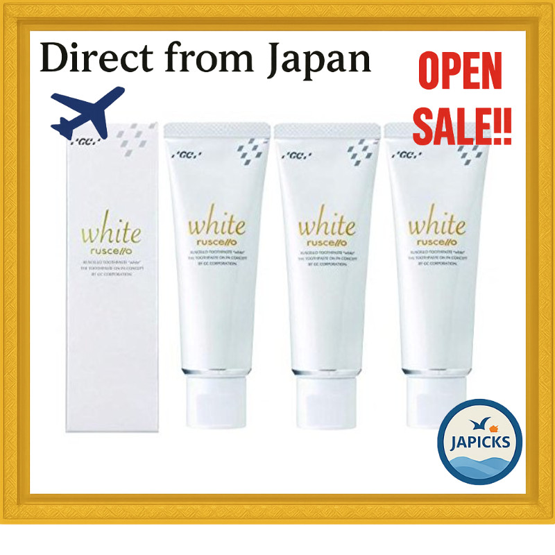 Direct from Japan - GC Luster Toothpaste White 100g Quasi-Drug (3 tubes ...