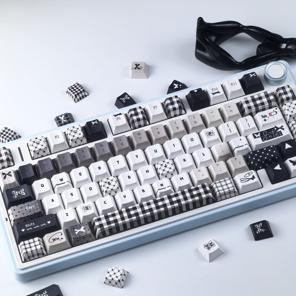 Out Of Control Keycaps 130 Keys Cherry Profile PBT Personalized Dye ...
