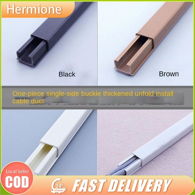 1M Wire Shielding Strip Pvc Tv Wire Hider Kit Self-Adhesive Cable ...