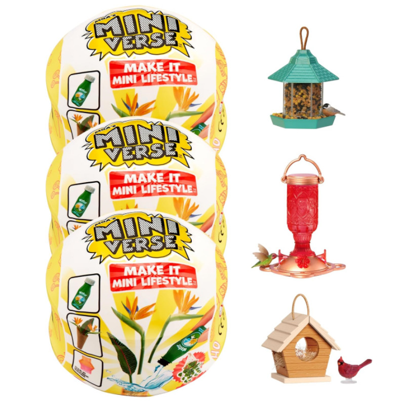 MGA's Miniverse Make It Mini Lifestyle Home Series 1 Bird Feeder Set ...