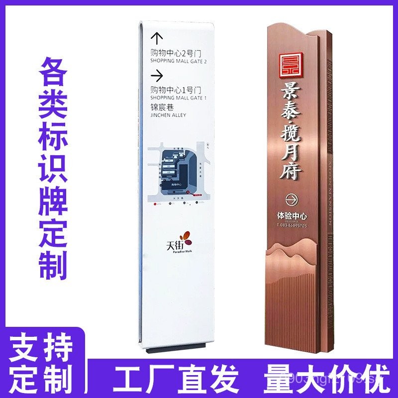 Signage Small Factory Signage Mall Park Scenic Area Directional Sign ...