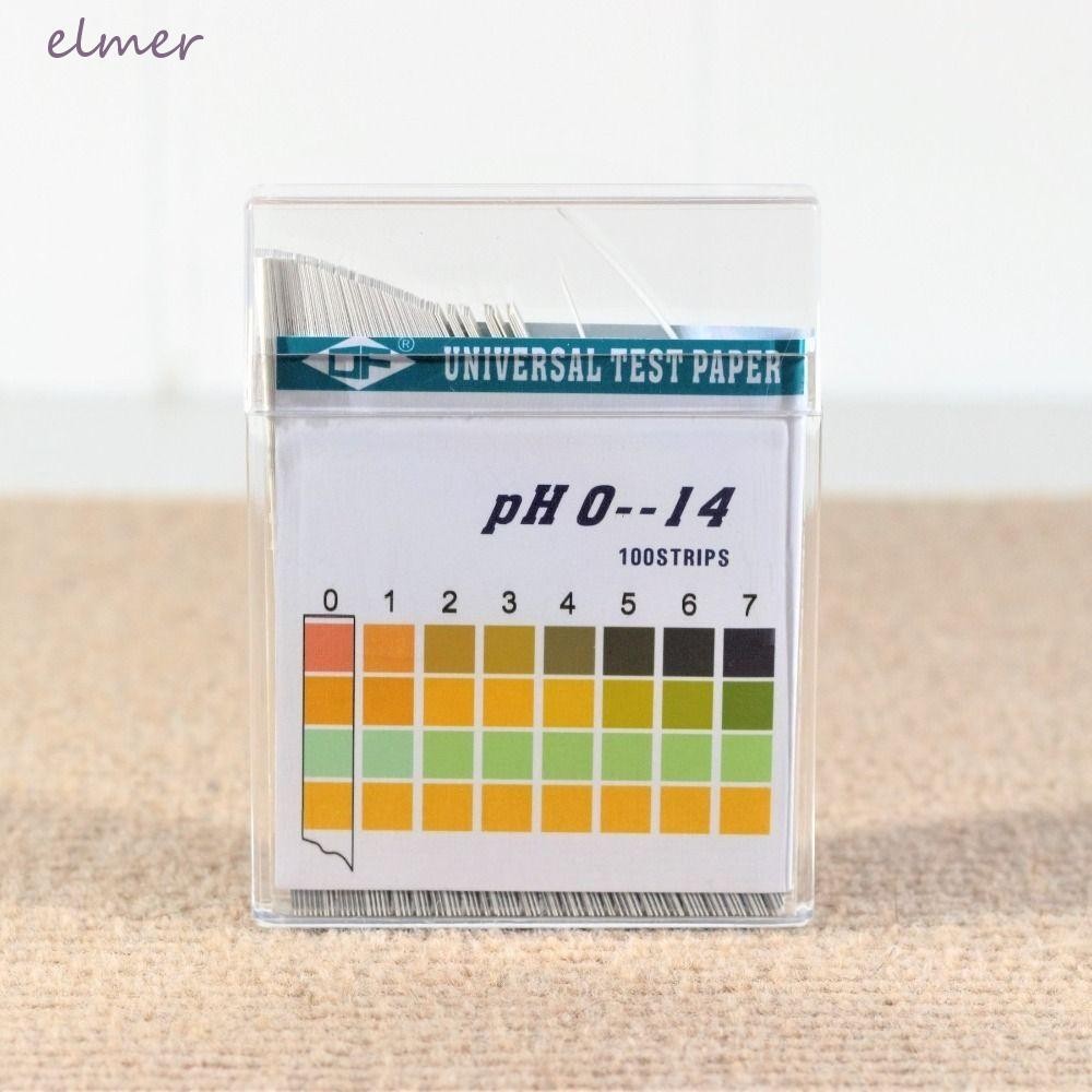 ELMER 100 Strips PH Test Paper, PH Value 0-14 Litmus Testing Kit ...