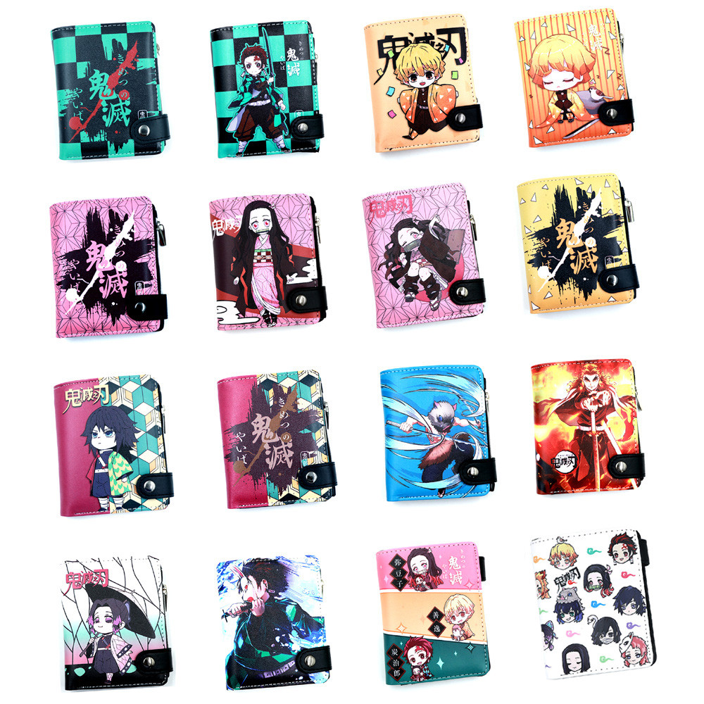 Demon Slayer Characters Kamado, Zenitsu, Inosuke Wallet - Compact ...
