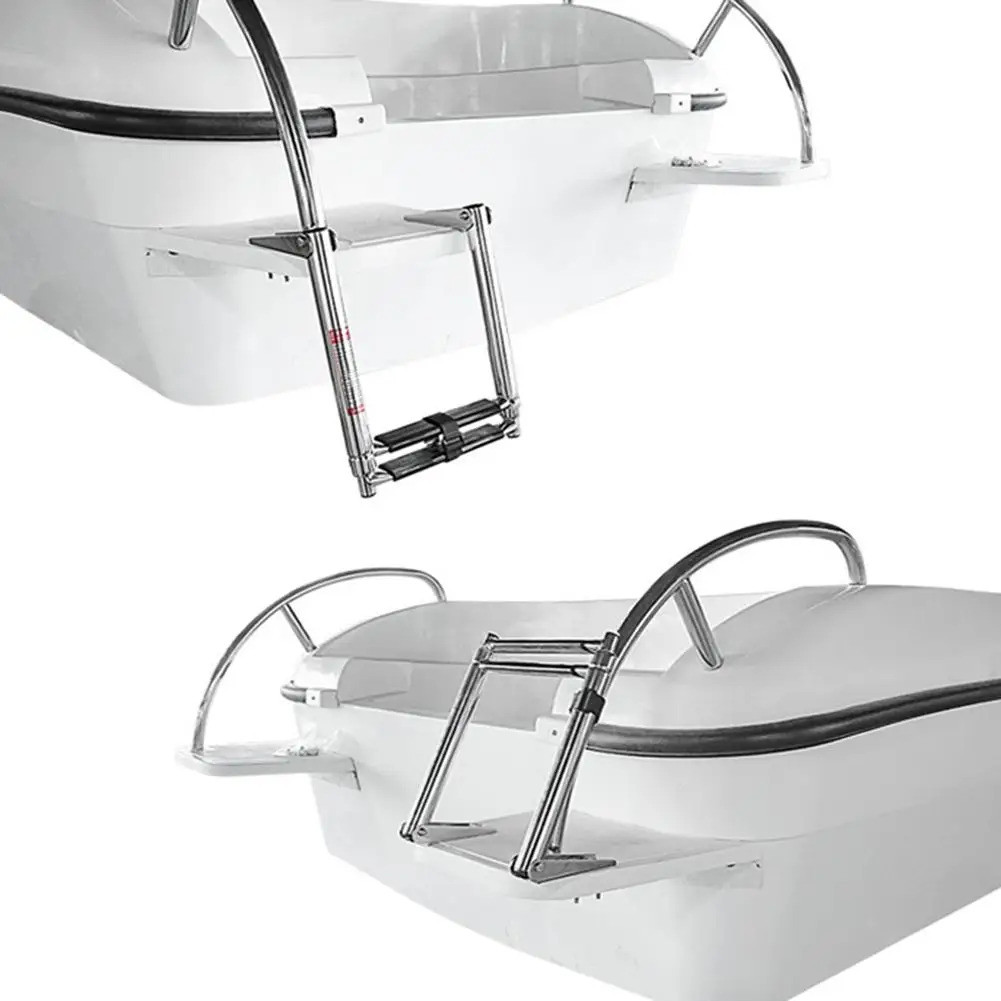 YOUZI Boat Ladder 2 Steps Stainless Steel Slide Platform Marine ...