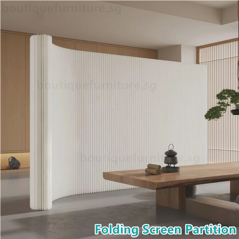 Foldable Room Divider Folding Screen Partition Fengshui Blocking ...