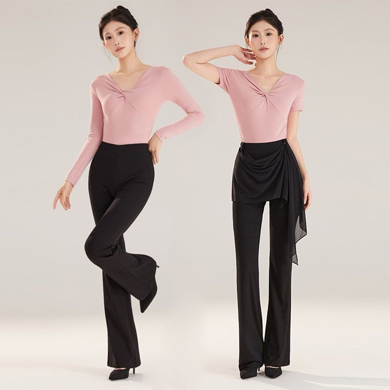 D0918 Latin Dance Dance Practice Suit Long Modern Dance Costume Body ...