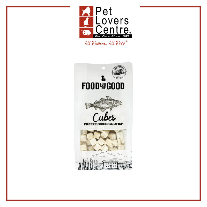 (3 qty) Food For The Good Freeze Dried Cod Fish Cubes 50g | Shopee ...