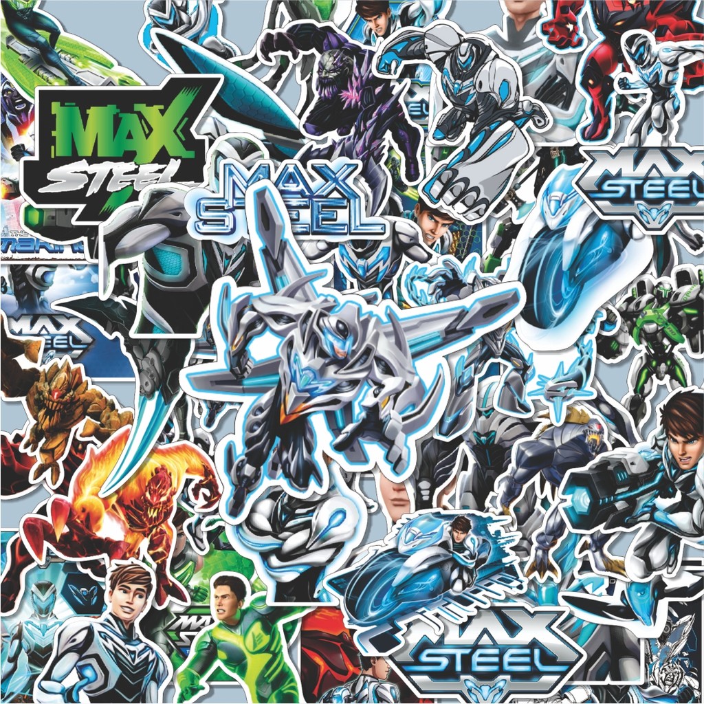 HP 100PCS Cute Max Steel Cartoon Stickers Aesthetic Stickers Waterproof ...