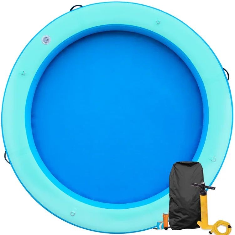 Original Factory PVC Inflatable Pool Lounge Float with Mesh Bottom Mesh ...