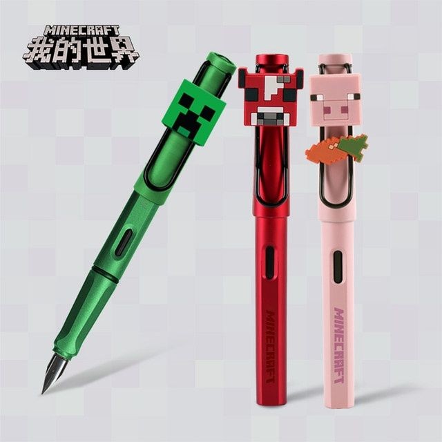 Minecraft Minecraft Fountain Pen Merchandise Moo Mushroom Creeper ...