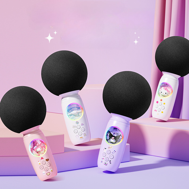 Sanrio ML03 Bluetooth Wireless Microphone Speaker 2in1 Family Karaoke ...