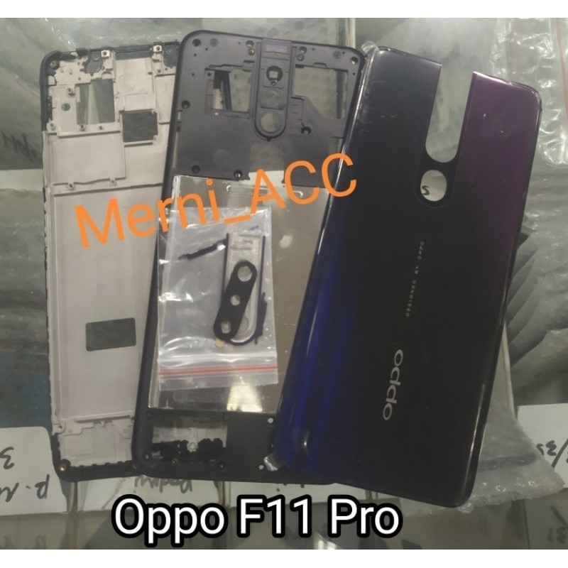 Cessing hausing fullset frame lcd Oppo F11 Pro Backdor + Bazzel + Frame ...