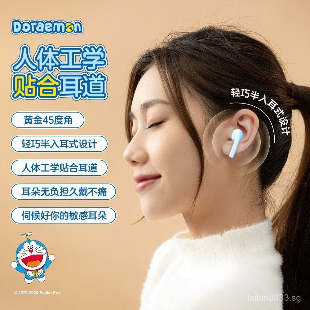 High Sound Quality Noise Reduction Doraemon A Dream Bluetooth Earphones ...
