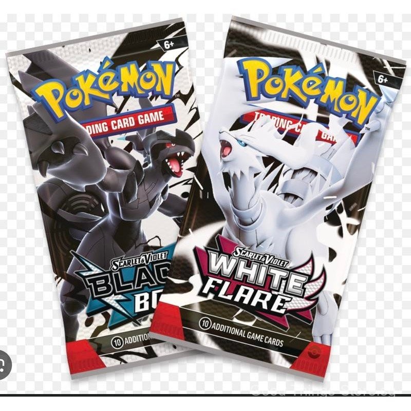 ENG Black Bolt White Flare Booster Packs Pokemon Trading Card Game TCG ...