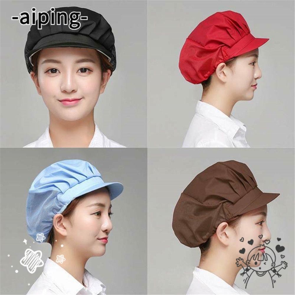 AIPING Chef Cap Chic Restaurant Canteen Catering Food Service | Shopee ...
