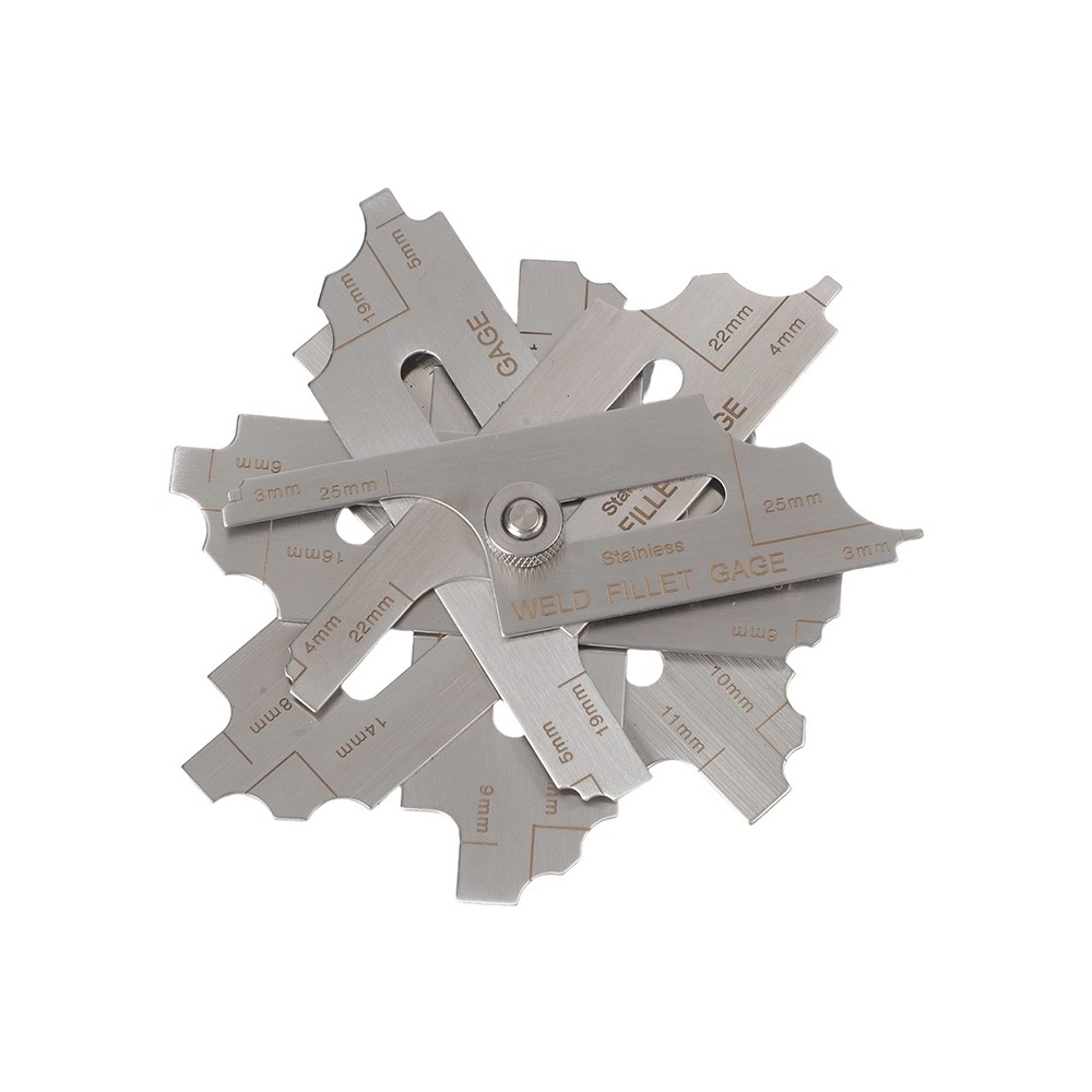 Fillet Weld Gauge Metric Measuring Range For Fillet Welds 7 Piece Gauge ...