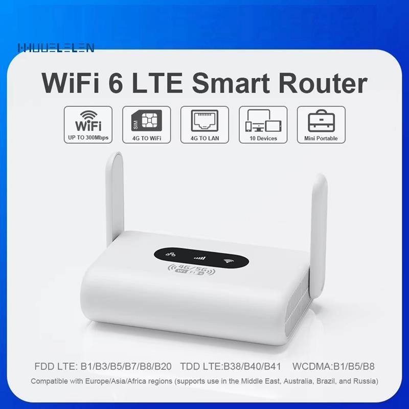300Mbps Modem 4G LTE Router Compatible with Non-Contract 5G SIM Cards ...