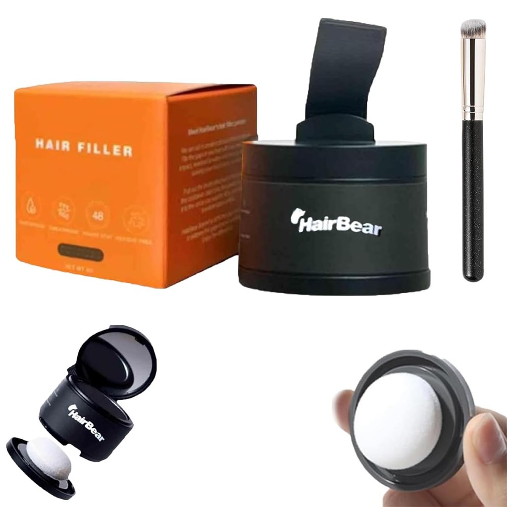 Hairbear, Hair Bear, Hair Filler Powder, Hairs Line Contour Shadow ...