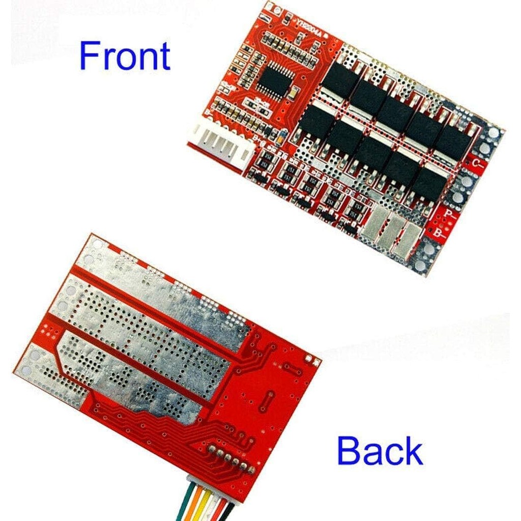 5S 50A w/Balance 3.7V 18650 Lithium Battery Cell PCB BMS Protection ...
