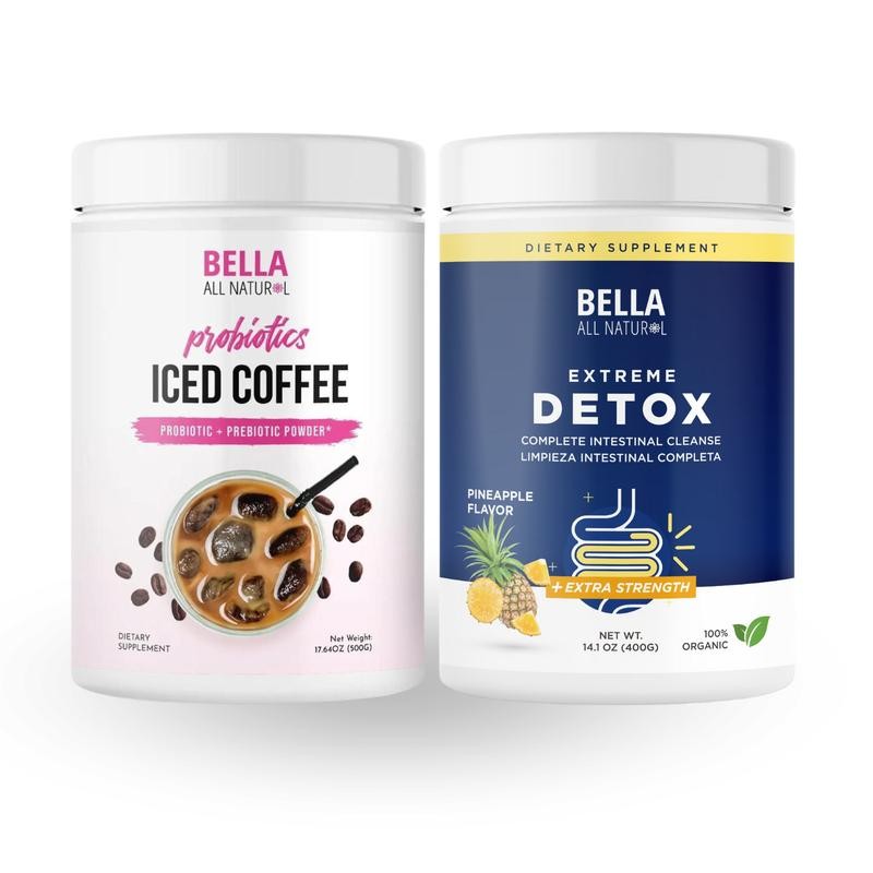 Bella All Natural Piña Powder and Probiotics Iced Coffee Duo | Shopee ...