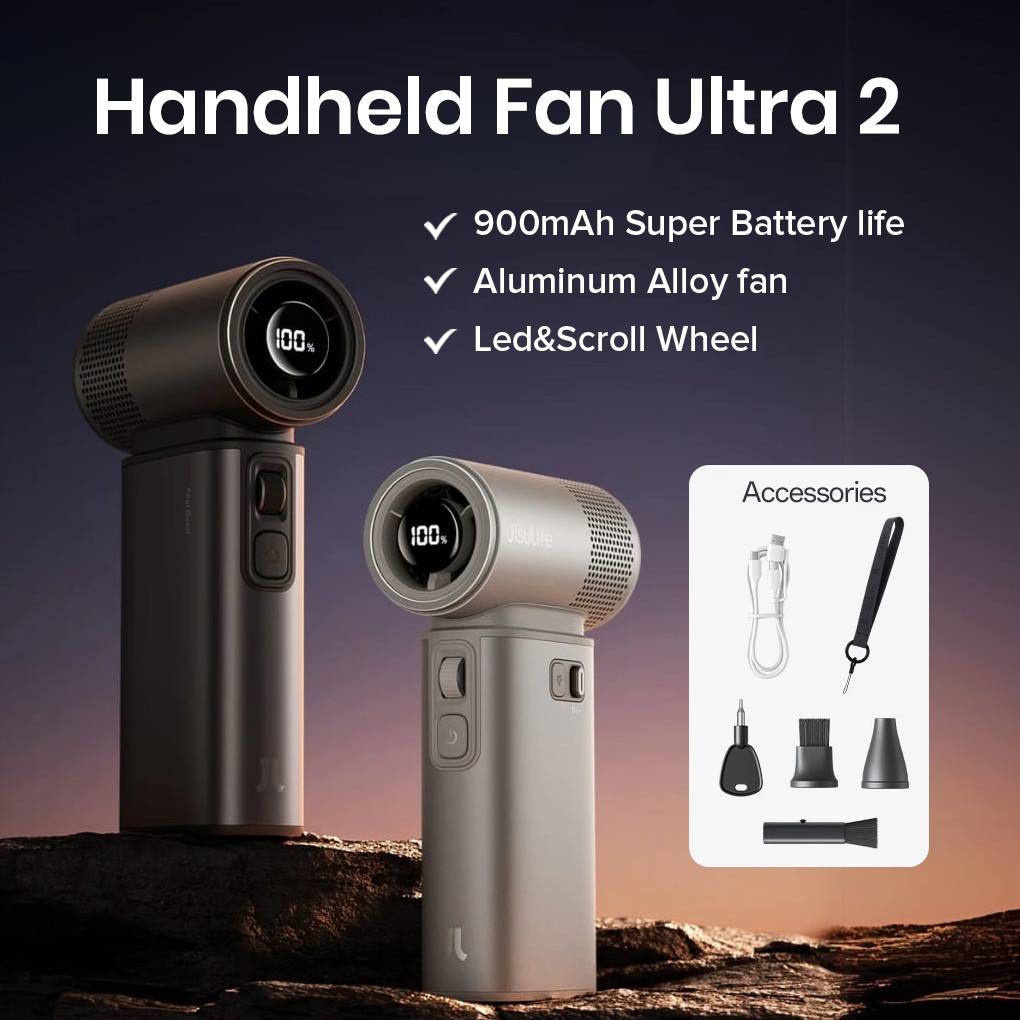 [SG STOCK] New JisuLife Handheld Fan Ultra 2 High-speed Portable Fan ...