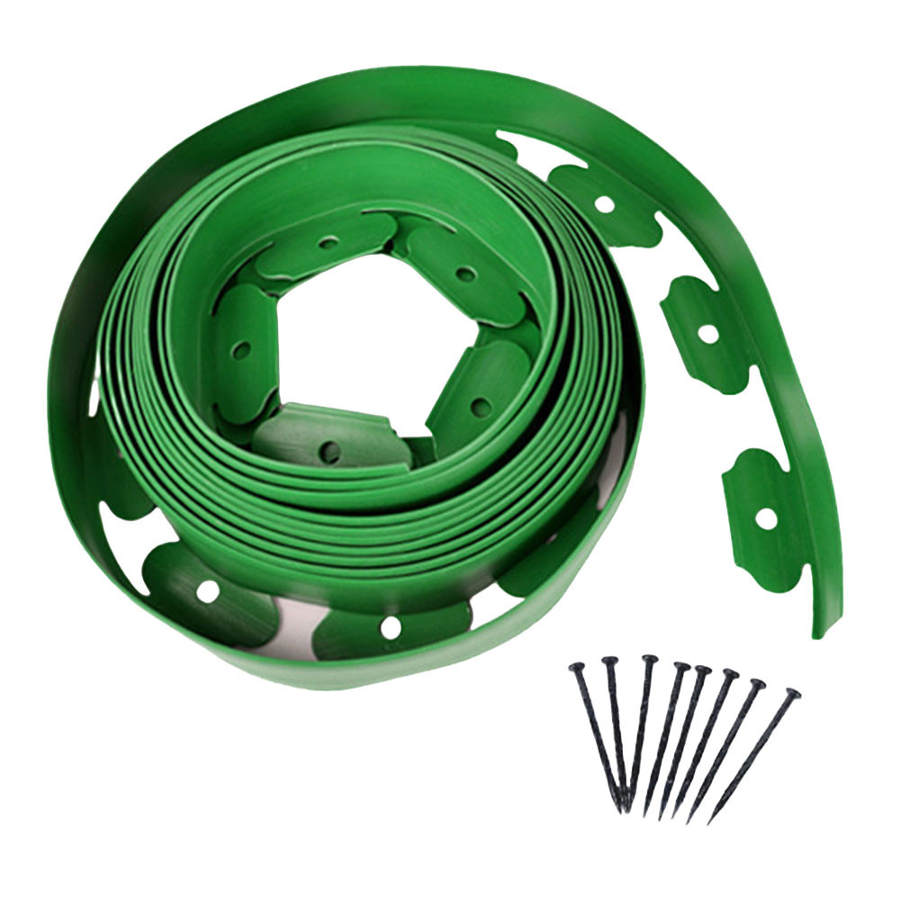 5/ 10M Fixed Garden Barrier Lawn Grass Plastic Edging Border Landscape ...
