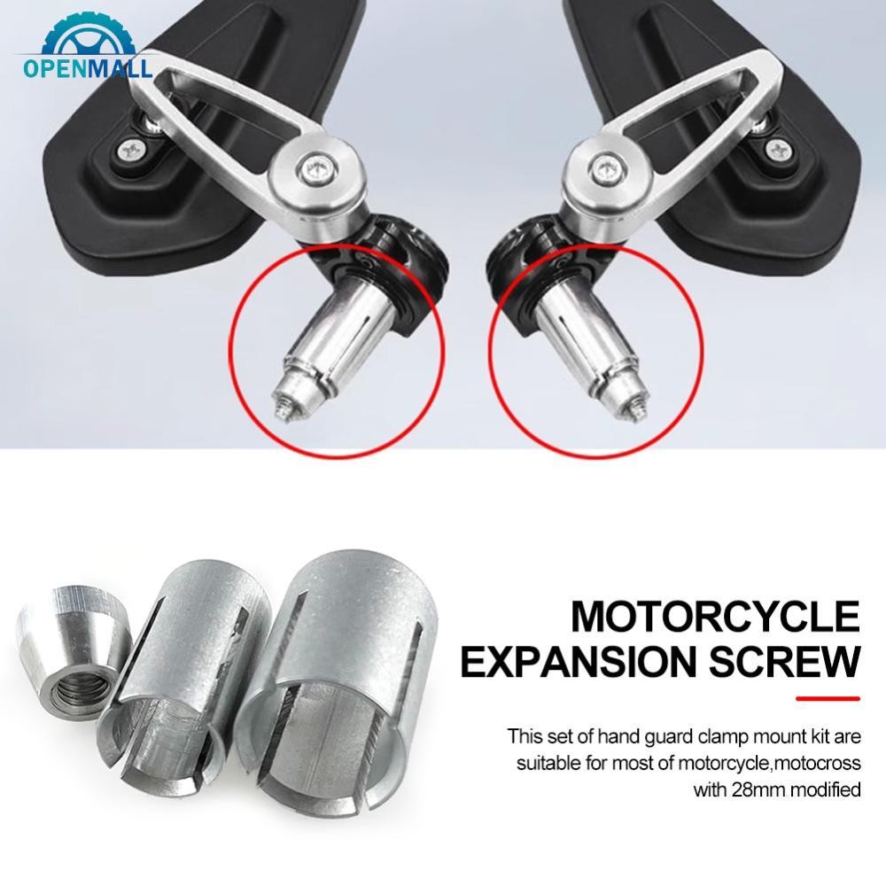 OPENMALL 2Pcs/Set 13-19mm Motorcycle Handle Expansion Screw Handguard ...