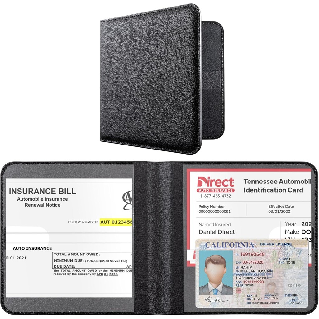 CoBak Car Registration and Insurance Holder - Vehicle Glove Box Car ...