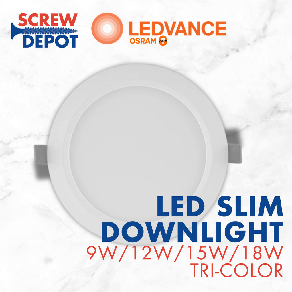 Ledvance Panel Light Tricolor Downlight Slim Type LED Light Bulb 9w ...