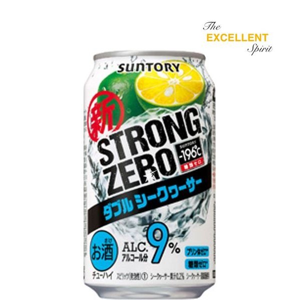 Suntory 196 Strong Zero Sugar Sparkling Double Citrus Depressa Flavour ...