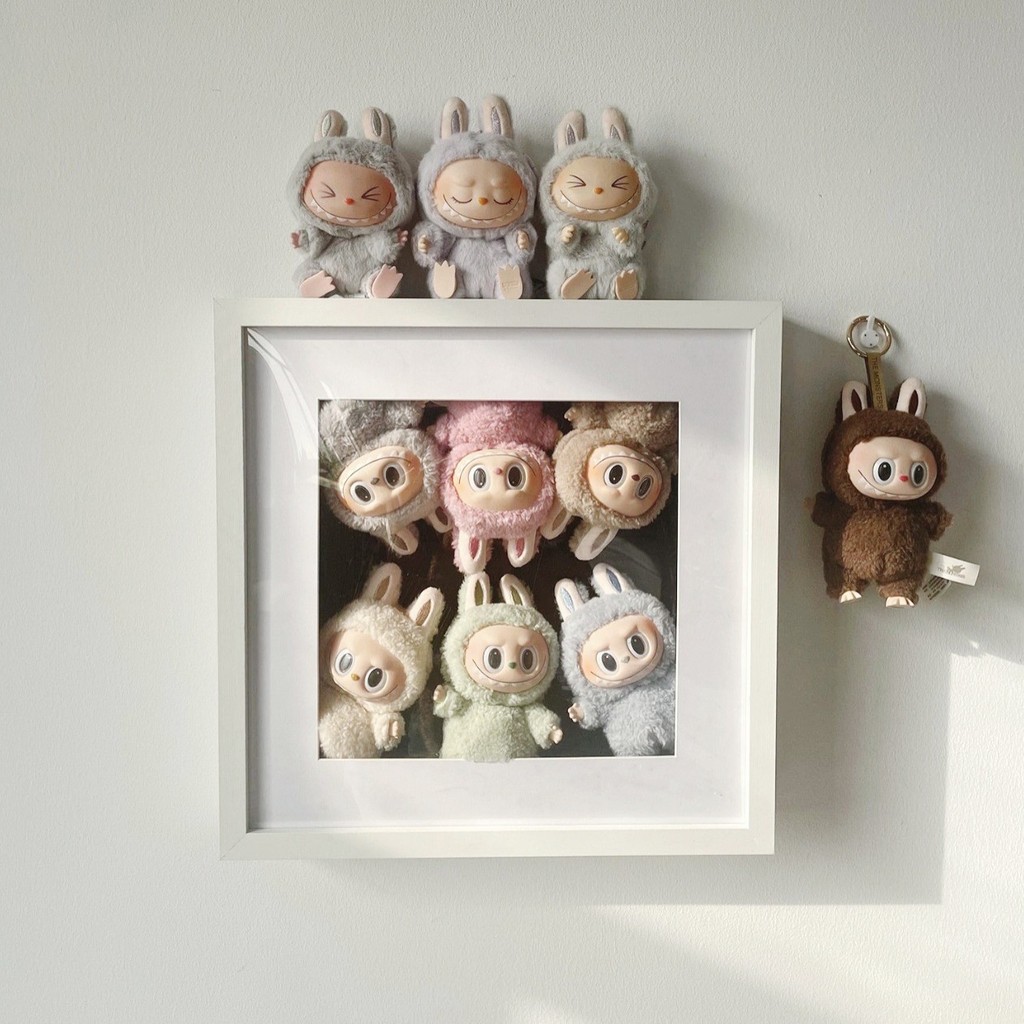 LABUBU Labubu Heartbeat Macaron Blind Box Plush Doll Collectible ...